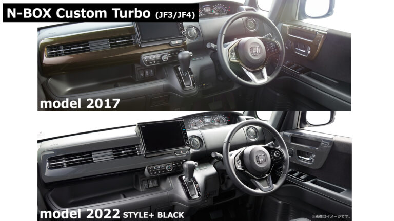 HONDA N-BOX 2022 特別仕様車 「STYLE+ BLACK」の内装（インテリア）はこんなん？！ | momotaro blog