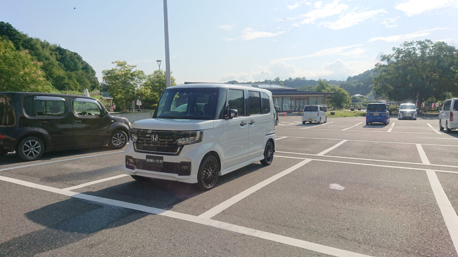 けっこうな衝撃💦！ HONDA N-BOX 2022 自転車を感知してCMBS（衝突軽減ブレーキ）のたぶん第3段階が作動しました😮 | momotaro blog