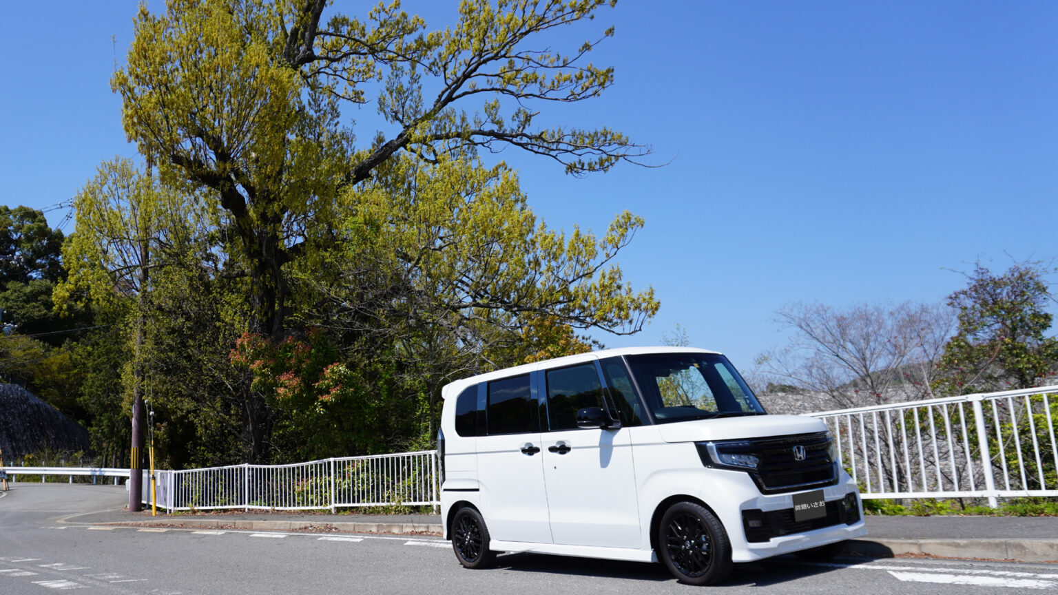 HONDA N-BOX 2022 特別仕様車にもダイソーのカーボン柄シートでキックガード＆ステップガードをDIY！ | momotaro blog